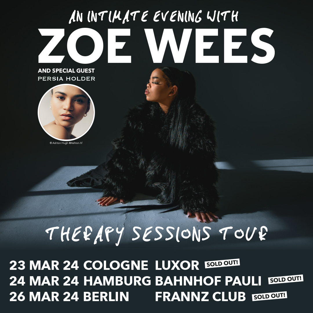 Zoe Wees - AUSVERKAUFT! – LUXOR